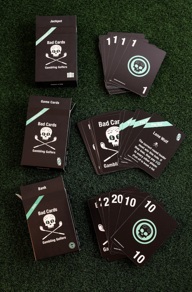 Bad Cards Fore GAMBLING Golfers – Bad Cards Fore Good Golfers