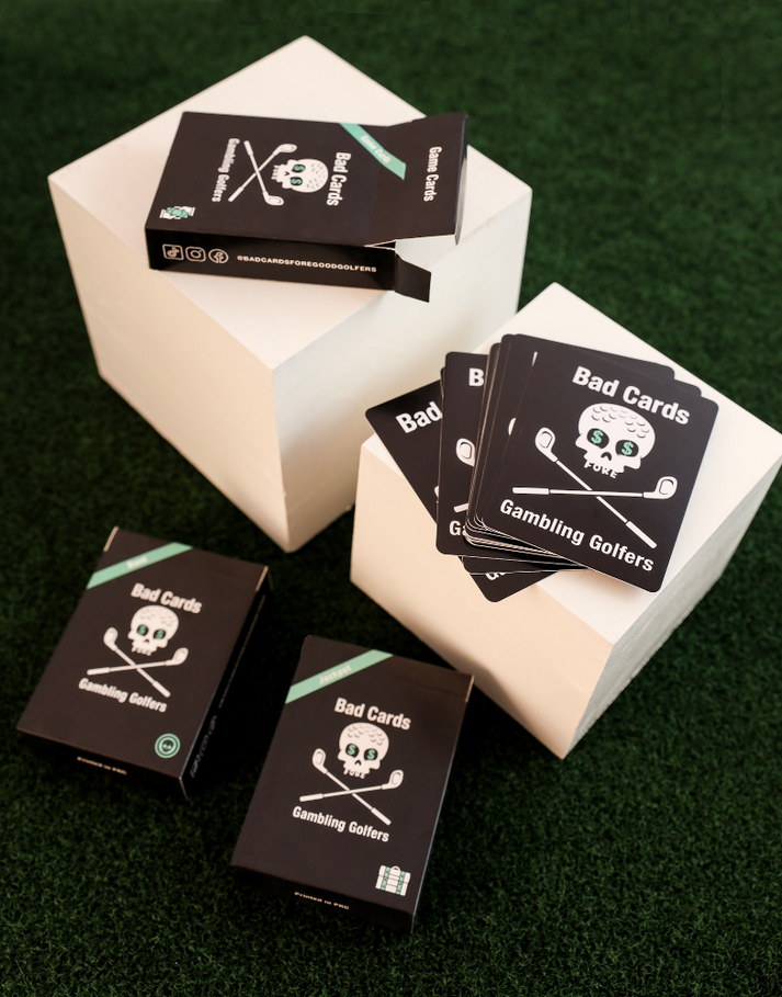 Bad Cards Fore GAMBLING Golfers – Bad Cards Fore Good Golfers